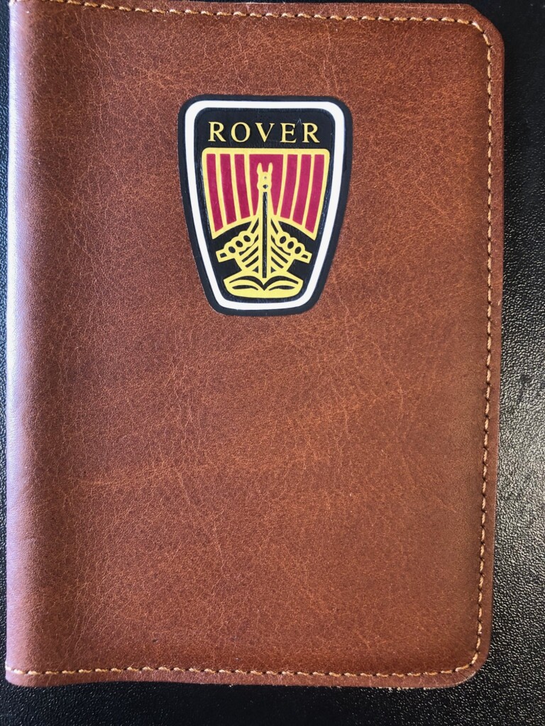 Rover Leather Log Book Cover » Banners and Badges