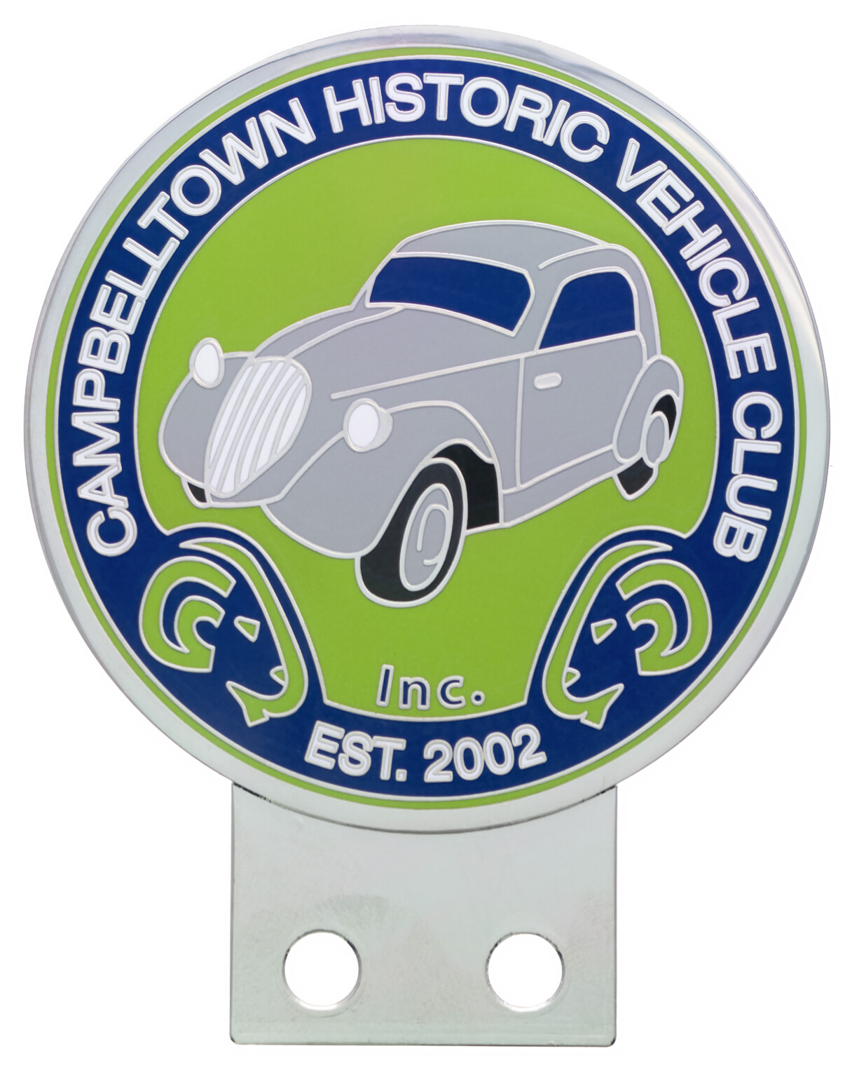 Car Grille Badge Campbelltown Historic Vehicle Club » Banners and Badges