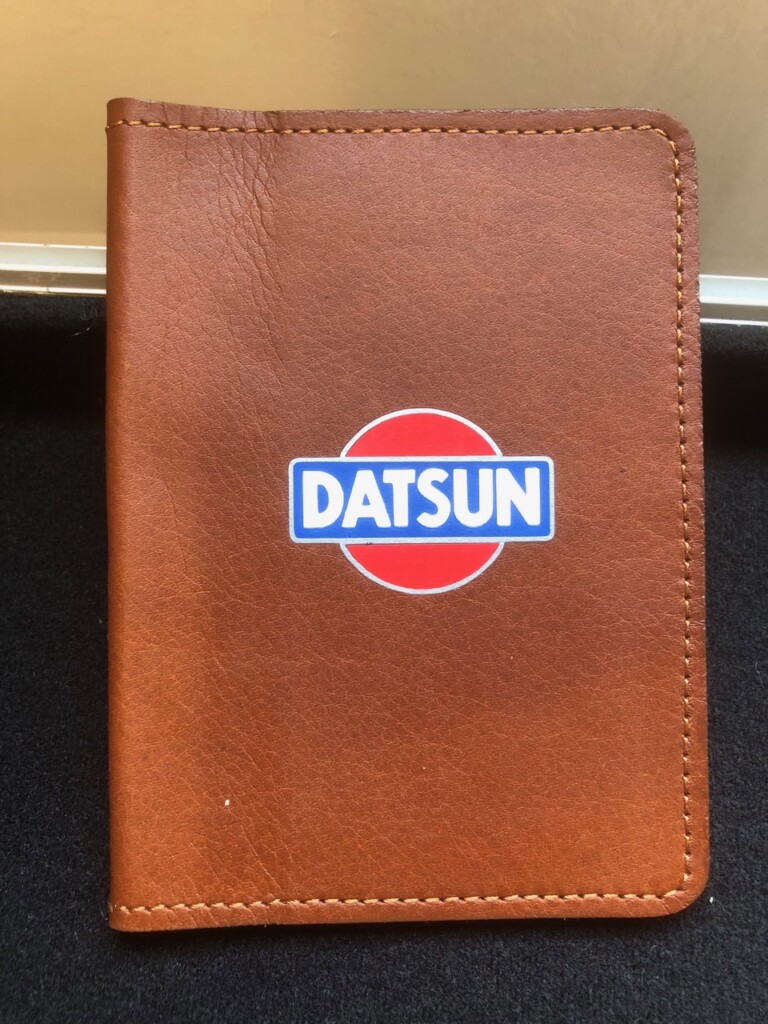 Datsun Leather Log Book Cover » Banners and Badges